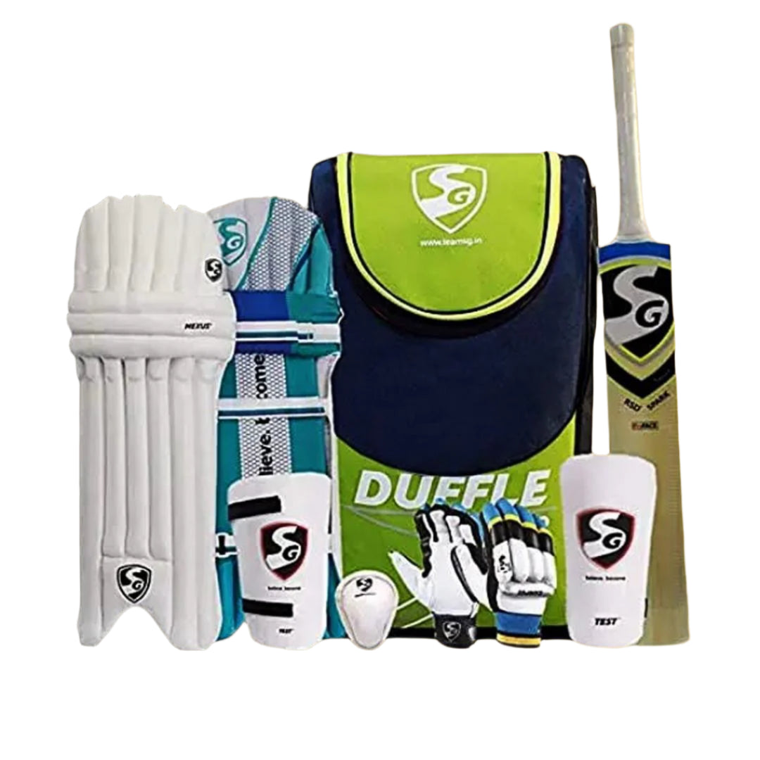 SG Full Cricket Kit (Set of 8 Items) – SportsKingdom Stores